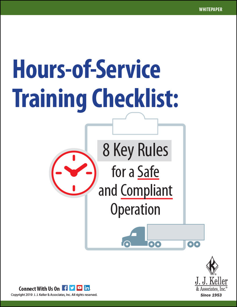 Hours-of-Service Training Checklist: 8 Key Rules for a Safe and ...